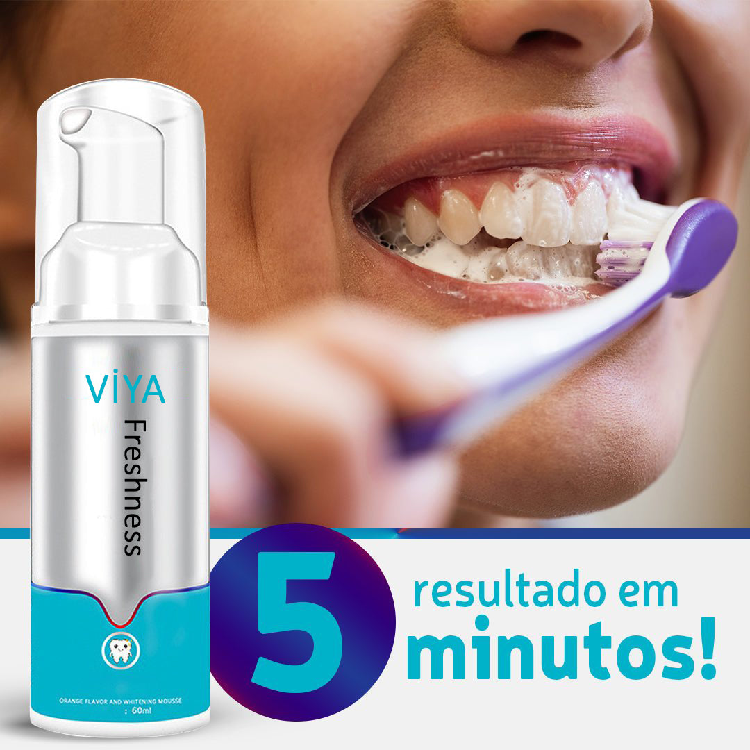 Mousse Dental Clareador e Refrescante - Viya Freshness – Viya Store